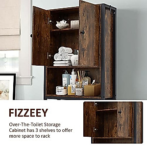 HLXZN Over The Toilet Storage Cabinet - Bathroom Space Saving Storage Organizer Cabinet, Bathroom Organizer Shelf, Toilet Storage Rack