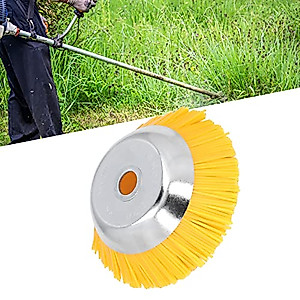 Cyllde 25mm Nylon Wheel Brush Trimmer High Hardness Nylon Manganese Steel Wire Patio Garden Trimmer Head