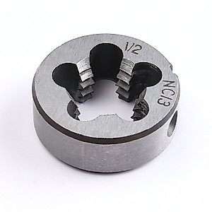 80-Piece Premium SAE and Metric Tap and Die Set - SAE Inch Size #4 to 1/2” and Metric Size M3 to M12, with Coarse, Fine and Pipe Threads | Essential Threading Kit with Complete Handles and Accessories