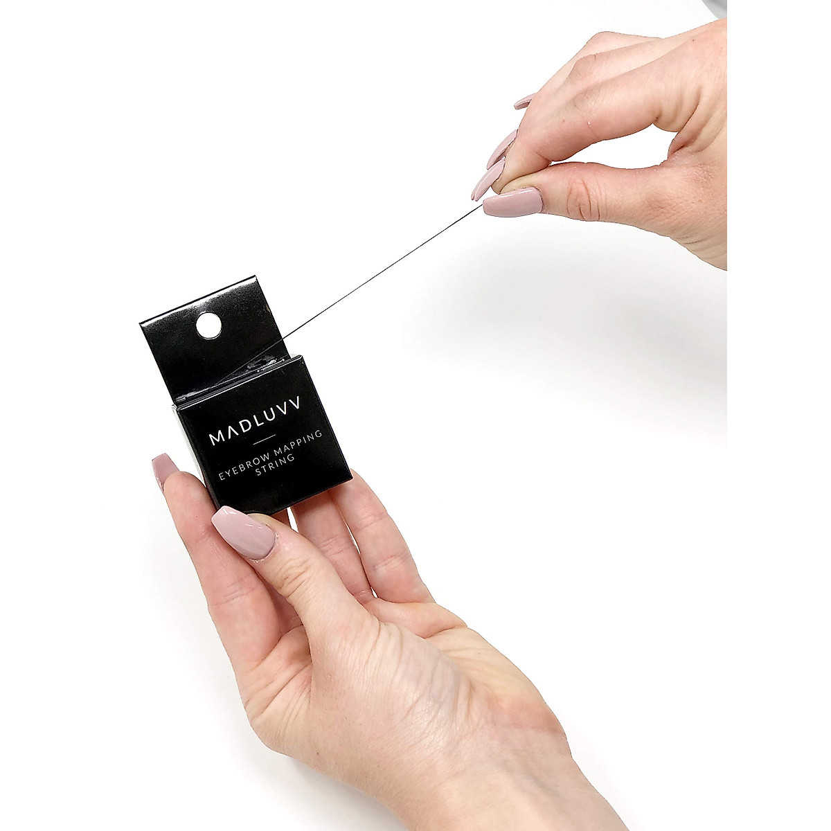 MADLUVV PMU Mapping String for Professional Brow Artistry, Pre-Inked String for Professional Eyebrow Mapping, Cosmetic Grade, Hypoallergenic & Cruelty Free – 1 Pack