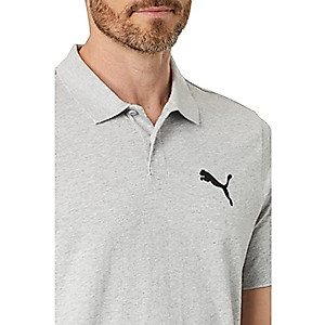 PUMA Essentials Heathered Polo Light Gray Heather LG