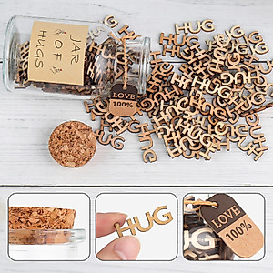 HUG in a Jar(7oz),Hug to Give Funny Gift Birthday Gift Christmas Gift；Hugs Gifts for Friend,Anniversaries Valentines Day. (HUG in a Jar)