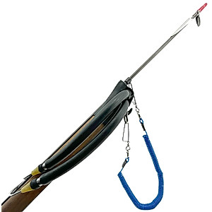 SPEARFISHING WORLD Speargun Coil Shooting Shock Line Retriever with Stainless Steel Swivel Snap Clips 15 feet