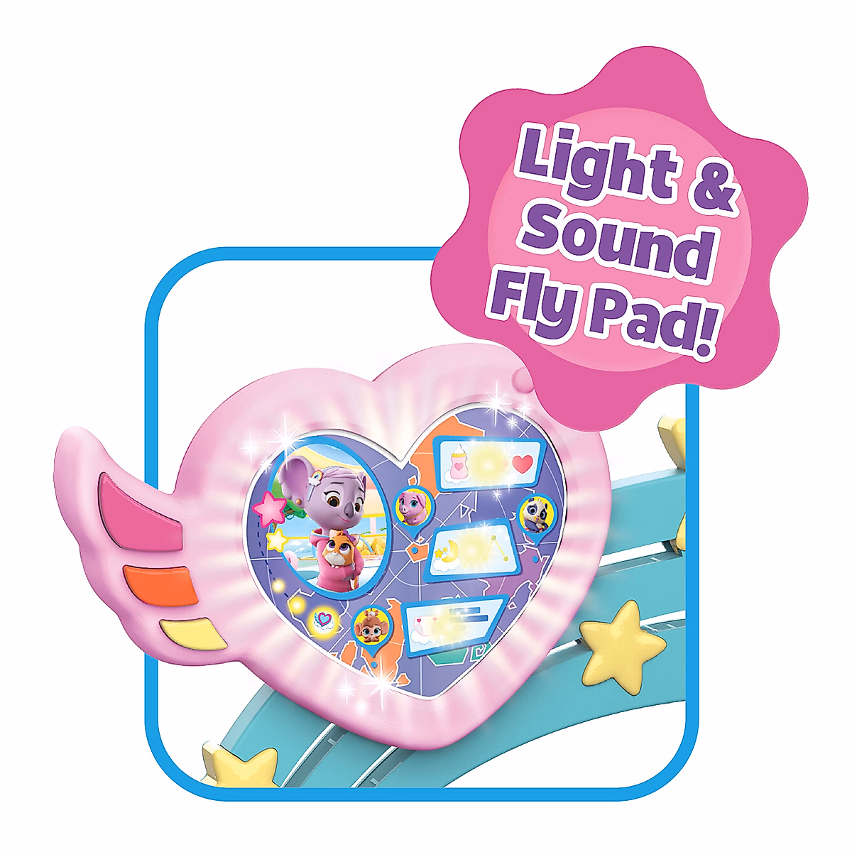 Disney Jr T.O.T.S. 25-inch Nursery Care Stroller, 12 pieces, Officially Licensed Kids Toys for Ages 3 Up by Just Play