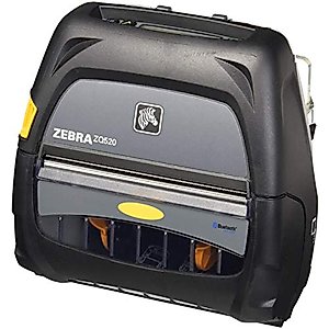 Zebra Technologies ZQ52-AUE0000-00 Thermal Printer, Portable, ZQ520, 4" Size, Bluetooth 4.0, 203 DPI (Renewed)
