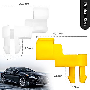 20PCS Tailgate Handle Door Lock Rod Clips Tailgate Handle Rod Clip Replacement for Toyota Tundra Camry Corolla Echo Highlander 69293-12030 69293-12040