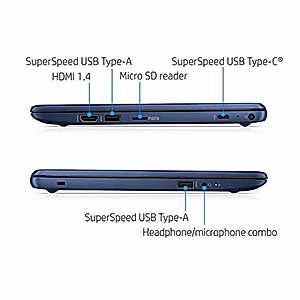 HP 2020 Stream 11.6 inch Laptop Computer Intel Celeron N4020 Upto 2.8 GHz, 4GB RAM, 32GB eMMC Storage, Windows 10 Home, 13Hr Battery Life, Office 365 1Year, (Royal Blue)