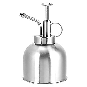 Mokernali Pressure Sprayer Bottle, Stainless Steel Watering Can, Hand Pressure Adjustable Plant Sprayer Watering Pot for Indoor Garden Plants