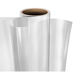 VViViD Clear Art-Safe Adhesive UV Lamination Vinyl 12 Inches x 15 Feet Roll for Die-Cutters and Vinyl Plotters