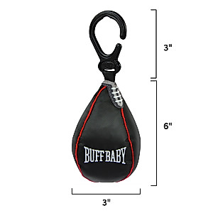 Genuine Fred Buff Baby Speed Bag Crinkle Toy, Hanging Toy for Play Gym and Stroller, Engaging and Sensory Rich Toy, Fun Gift for Fitness Enthusiast and New Parents, Unique Gift