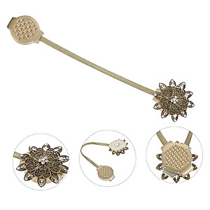 Curtain Tie Magnetic Curtain Buckle Magnetic Curtain Holdbacks Curtain Alloy Buckle Curtain Drape Tie Magnetic Curtain Strap Magnetic Drapery Buckle Delicate Drapery Tiebacks