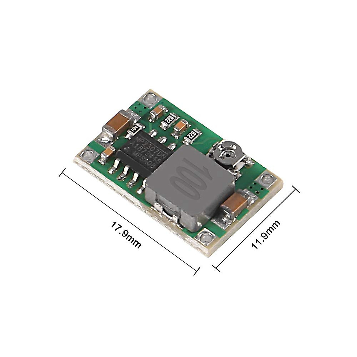 ALMOCN 10PCS Mini360 3A DC Voltage Step Down Power Converter Buck Module MP2307 4.75V-23V to 1V-17V
