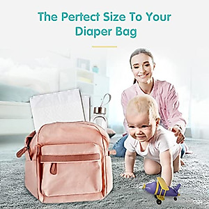 UTHIN Disposable Changing Pads(50 Pack),Baby Disposable Underpad,Waterproof & Absorbent Diaper Changing Pad,Breathable Underpads,Bed Table Protector Mat,18 Inches x 26 Inches