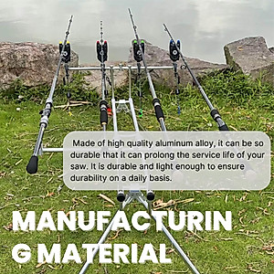 Retractable Fishing Rod Pod Stand Holder Detachable Design Aluminium Alloy Casting Rods Carp Tackle Tools Accessory