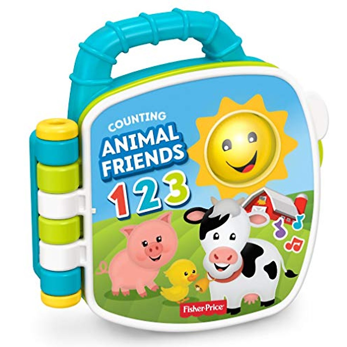 Fisher-Price Laugh & Learn Counting Animal Friends, Musical Baby Book