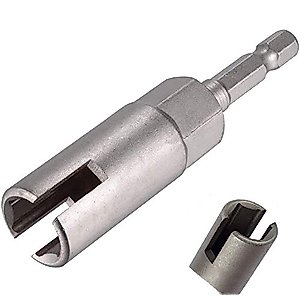 Pagow Deep Power Wing Nut Driver Set- Slot Wing Nuts Drill Bit Socket Wrenches Tools Set Hex Grooved Socket for Panel Nuts, Screws Eye, C Hook Bolt, Q Hanger, Hex Shank (1)