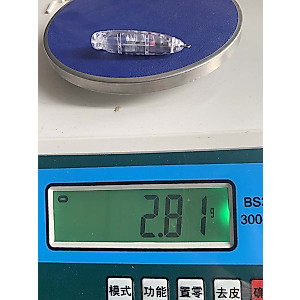 10PCS Unpainted Lure Blanks 2.81g 4.8cm with Free 6mm Eye Crankbait Simulation Blank Body Clear Hard Baits Trout Salmon Minnow Lure Popper Lures Topwater Freshwater 8440