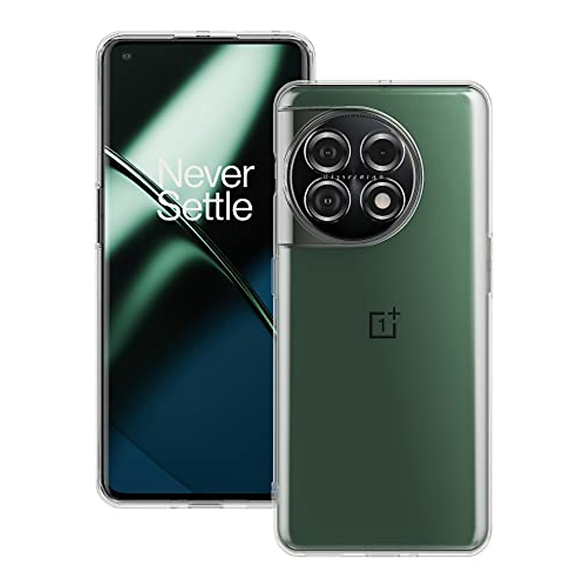 Cresee Case for OnePlus 11 5G, Thin Clear Cover with Camera Protection Slim Shockproof Flexible TPU Phone Case for OnePlus 11 - Transparent