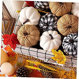 Abaodam 36 Pcs Thanksgiving Pumpkin Halloween Pumpkin Decorations Harvest Festival Decorations Dining Table Decor Christmas Ornament Festival Pumpkin Photo Ornament Fake Pumpkin Prop Mini