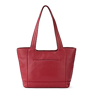 The Sak womens De Young Leather Tote, Crimson, One Size US