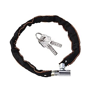 TOKIDNY for Cycling Braided Stainless Steel Heavy Lock Black Cm Outdoor Duty Cable Security