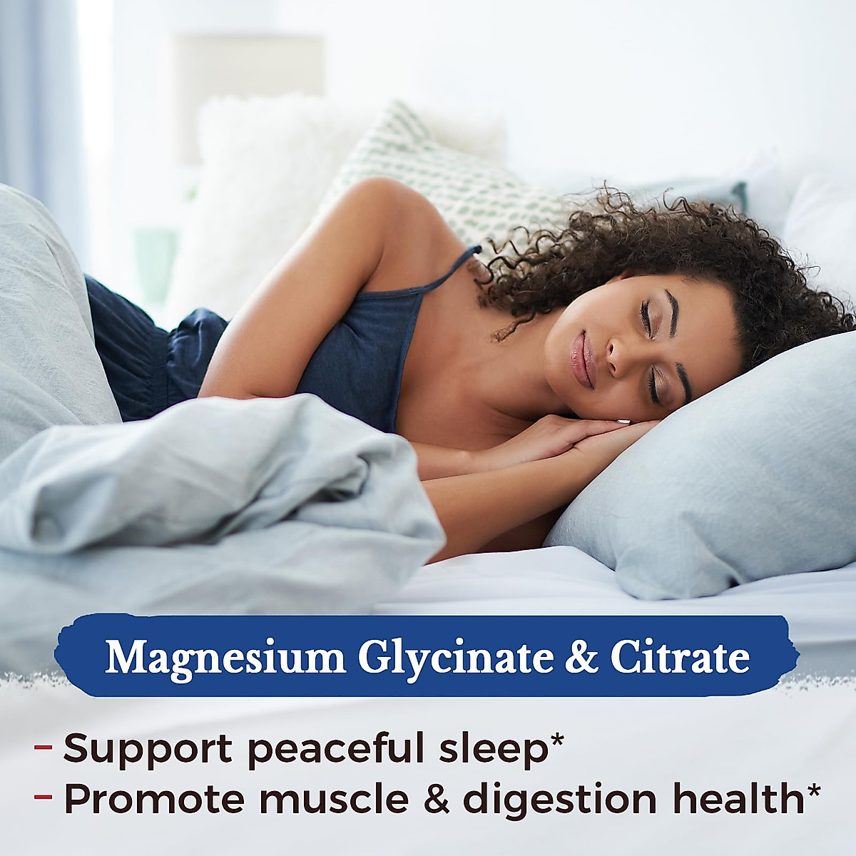 Vitalitown Magnesium Complex Supplement | 300mg Elemental Magnesium | Magnesium Citrate Glycinate Taurate Malate | Non-GMO, No Gluten, 90 Vegan Magnesium Capsules for Bone Muscle Brain Heart