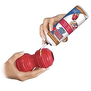 KONG Dental Dog Toy - for Dog Dental Care - Stuffable Chew Toy - Provides Chewing Outlet & Satisfies Instinctual Needs - Cleans Teeth & Gums - Made with Durable Natural Rubber - for Large Dogs