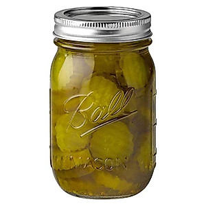 Ball Regular Mouth 16-Ounces Mason Jar with Lids and Bands (12-Units), 12-Pack, AS SHOWN