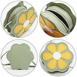 SOTOGO 2 Pieces Little Girls Crossbody Bag Princess Purse Set Toddler Purse Cute Kids Handbag Fashion Sunglass for Girls