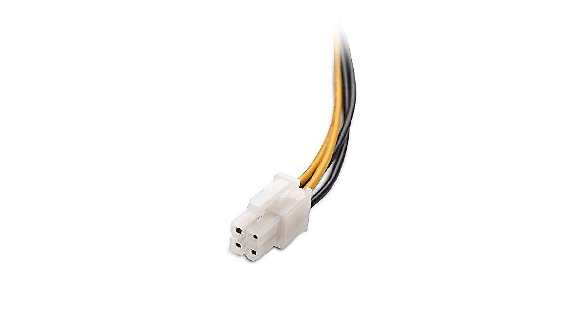 Cable Matters 2-Pack ATX Power Supply 4-Pin CPU Extension Cable 8 Inches