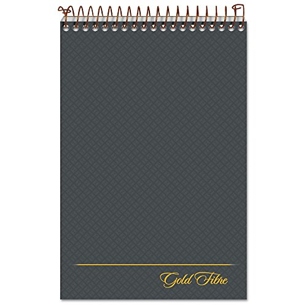 Ampad Gold Fibre Steno Book, 6" x 9", Gregg Rule, Gray Cover, 100 Sheets (20-808R)