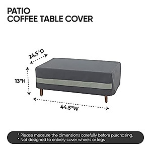 loriano Patio Furniture Covers 4 Piece, Outdoor Furniture Covers Waterproof, 600D Heavy Duty Lawn Patio Covers Set Grey