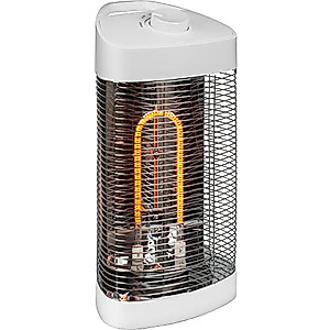 Westinghouse Infrared Electric Outdoor Heater, Oscillating, Radiant Heating with Auto Shut-Off with tip over Protection, Heats all year round, Portable, Waterproof and Dust Resistant, White