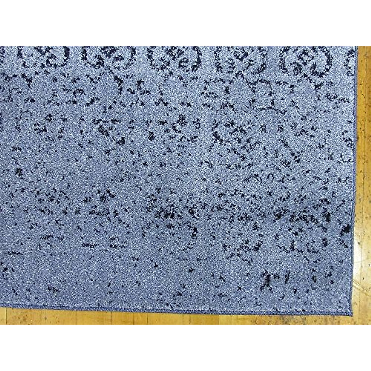 Unique Loom Del Mar Collection Area Rug-Transitional Inspired with Modern Contemporary Design, Rectangular 9' 0" x 12' 2", Blue/Navy Blue