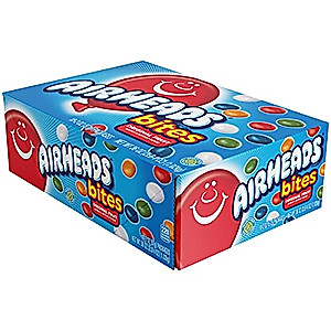 Airheads Candy Bites, Assorted Fruit Flavors, Movie Theater, Party, Concessions, 2oz Packs (Box of 18)