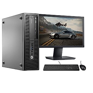 HP 800 G2 SFF Computer PC Intel Core i7 Processor, [ 16GB Ram, 256GB SSD + 1TB HDD ] Wireless WiFi New 27 Inch 4k Gaming Monitor, AMD Radeon RX-550 4GB GDDR5 Graphics, Windows 10 (Renewed)