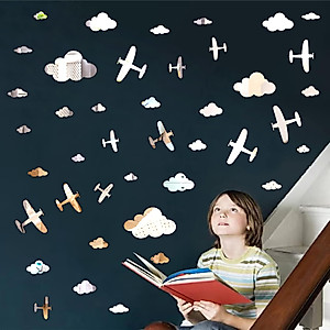 Moon Star Wall Decals Retro Star Wall Decals Starburst Vinyl Gold Wall Stickers White Cloud Wall Decals Sparkle Wall Stickers Gold Star Wall Stickers for Nursery Bedroom Kids Room Decor