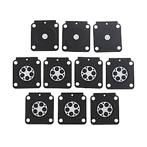 Hicello 10PCS Metering Diaphragm Replaces, Metering Diaphragm Assembly Replacement for Zama A015053, Small Engine Carburetor