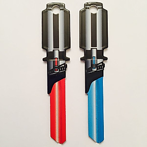 Set of 4 Saber Shaped Space Keys™ - Weiser WR5 WR3