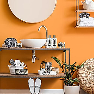 Rosa Acca Bath and Body Gift Spa Gift Set 20 Pcs Set Vanilla Coconut Zebra Spa Kit, Spa Bath Set for Women Gift with Body Lotion,Slipper,Pumic Stone,Soap & More for Christmas Holiday Thanksgiving Day