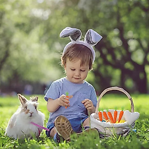 Honbay 50PCS Mini Artificial Carrots Ornament Foam Fake Small Carrots Models Decorative Bunny Carrots Vegetable for DIY Crafts Easter Party Home Decoration Photo Props