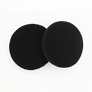 PULABO 24pcs Earbuds Headphone Sponge Foam Ear Pad Cushion Covers Black Superiorâ€‚Quality and Creative