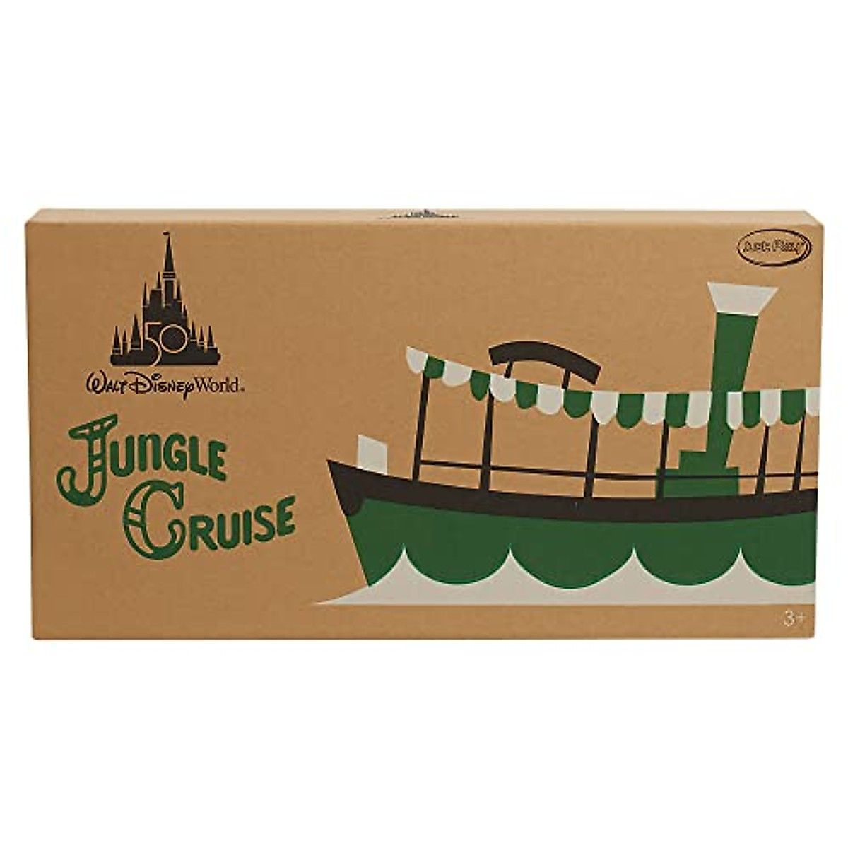 Walt Disney World 50th Anniversary Celebration Jungle Cruise Collectible Plush, Limited Edition 9-Inch Commemorative Plush, Officially Licensed Kids Toys for Ages 3 Up, Amazon Exclusive