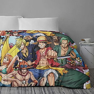 OUYTXBS Anime Cartoon Bed Duvet Cover Anime Cartoon Bedding Sets 3D Lightweight 3 Piece Comforter Sets, 1 Duvet Cover and 2 Pillow Shams for Kids Girl Boys (Full)