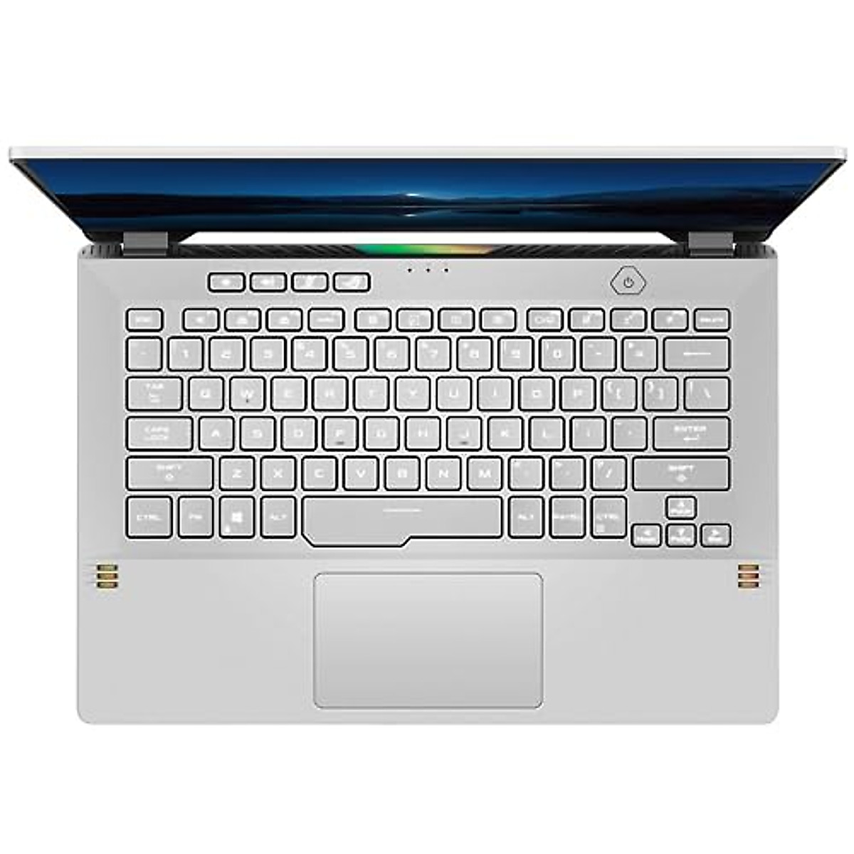 ASUS ROG Zephyrus 14" FHD Laptop, 2023 Newest Upgrade, Gaming Laptop AMD Ryzen 7-5800HS Processor, 40GB RAM, 1TB SSD, Windows 11 Home, Fast Charge, HDMI, Webcam, Bluetooth, White, LIONEYE HDMI Cable