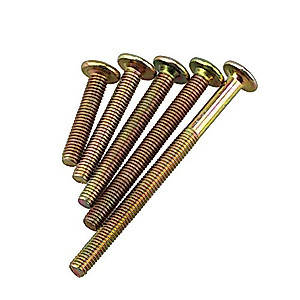 SZHKM 62PCS Furniture Bolts and Nuts, Crib Screws Hardware Replacement Kit,M6 Barrel Nuts for Cribs and Bunk Bed