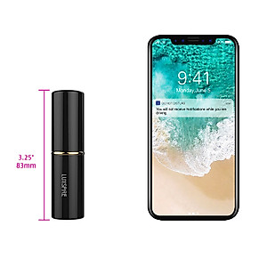 Blush Brush Makeup, Luxspire Professional Powder Brush, Retractable Kabuki Brush for Travel, Blush Bronzer, Contouring Blending, Buffing, Powder Foundation Blush, Portable Makeup Brush