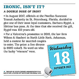 Uncle John’s Bathroom Reader Page-A-Day Calendar 2023: A Year of Humor, History, Facts & Fun