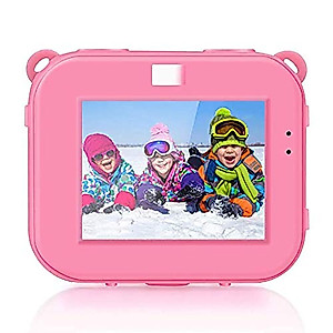 LKYBOA Children's Digital Camera - Toys for Girls Pussan Kids Camera HD Digital Camera for Kids Video Recorder Small Cameras Silicone Soft Cover