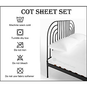 Cot Sheets 30x80 Set Cotton-Cot Sheets 30" x 80" Fitted Cot Sheet Perfect for Narrow Twin, Rv Bunk, Camping Cot, Guest Bed Replacement-Sheets for Cot Bunk Bed-Cot Size Mattress Sheets(White Solid)